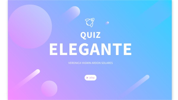 QUIZ ELEGANTE