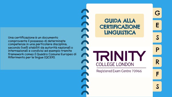 PRESENTAZIONE TRINITY | Genially