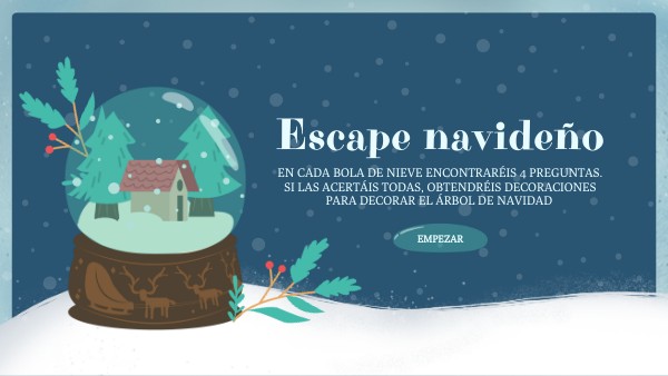 ESCAPE ROOM NAVIDEÑO | Genially