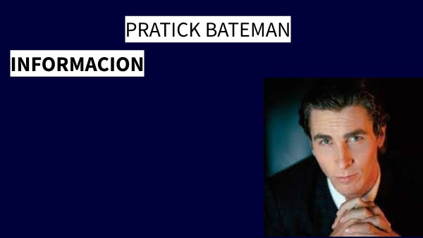 BASIC DARK PRESENTATION