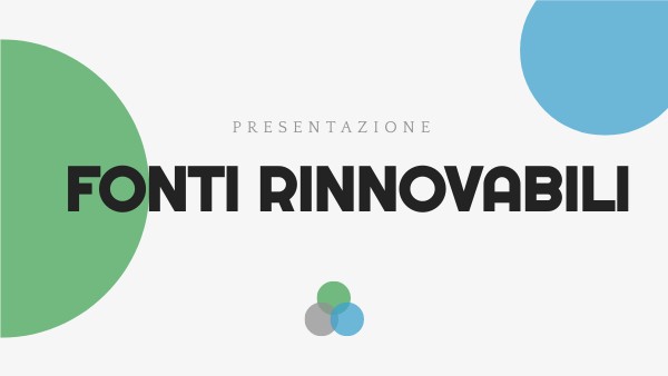 Presentazione Fonti Rinnovabili | Genially