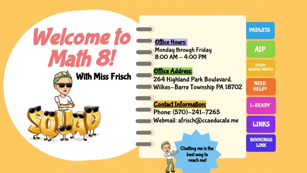 Frisch Math 8 Genially