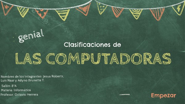 Presentación de Informática | Genially