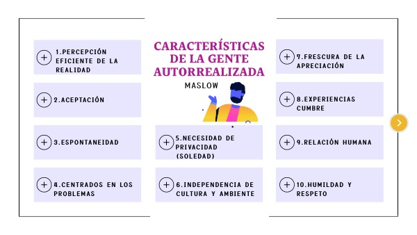Infografía Caracteristicas persona autorrealizada_M3_TDP