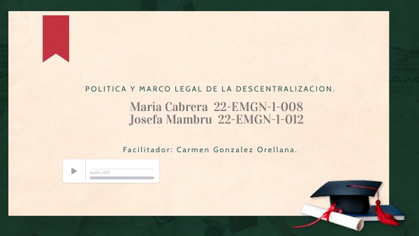 video de presentación de diversos temas.