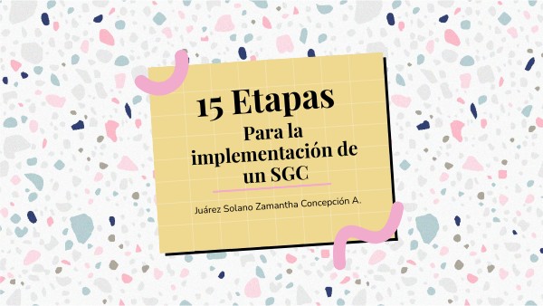 15 pasos para la implementación de un SGC