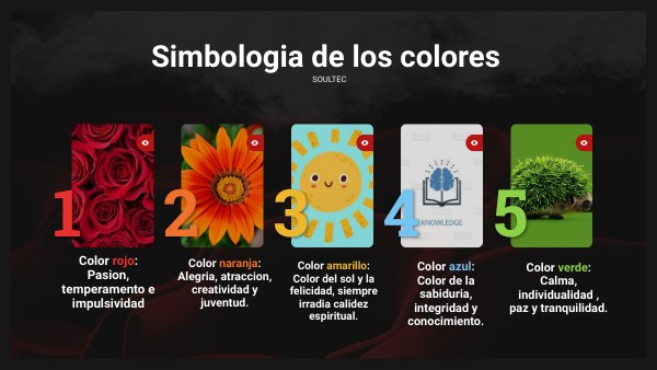Simbología de los colores. | Genially