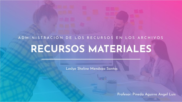 Recursos Materiales
