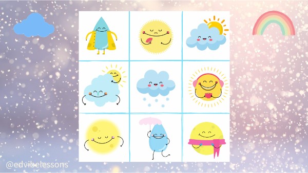 Tic tac toe weather | Genially