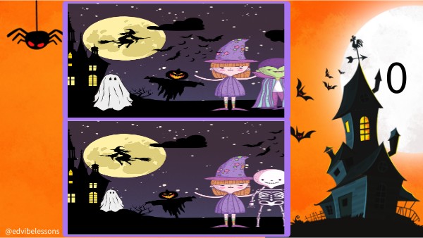 Find the differences/ halloween | Genially