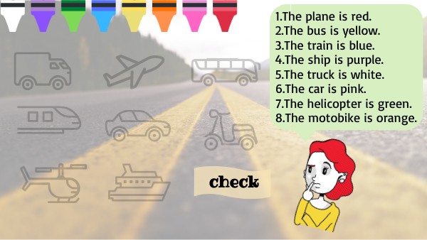 Transport Colours | Genially