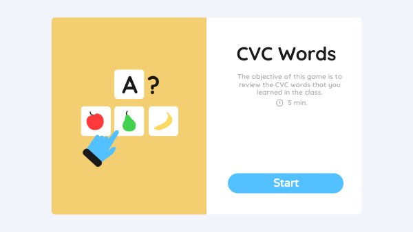 READING CVC WORDS | Genially