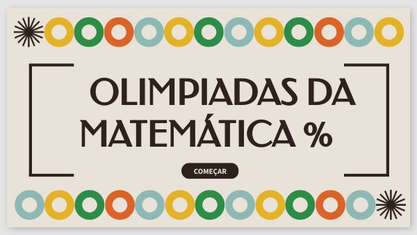 Olimpíadas da Matemática