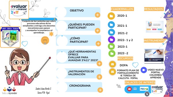 EVALUAR PARA AVANZAR YOPAL | Genially