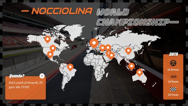 WORLD MAP RACETRACK