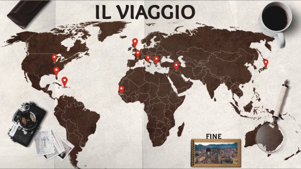 TRAVELER'S WORLD MAP