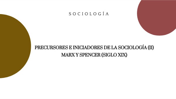 SOCIOLOGÍA