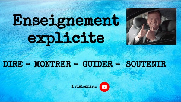 Enseignement explicite | Genially