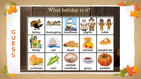 THANKSGIVING PRESENTATION | Genially