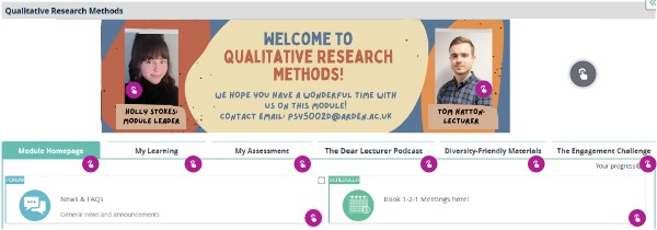 Your Qualitative Research Methods Module Page