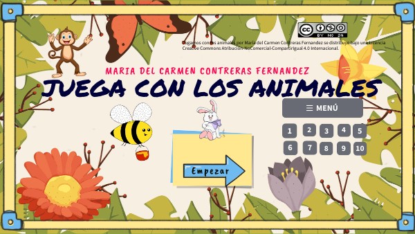 JUGAMOS CON LOS ANIMALES.