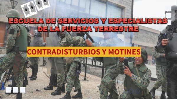 CONTRA DISTURBIOS Y MOTINES | Genially