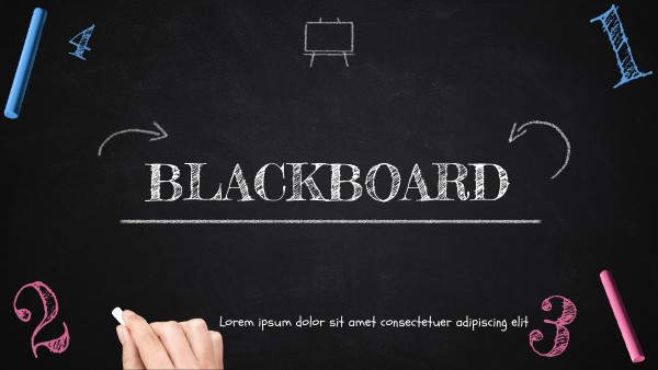 CHALK & BLACKBOARD PRESENTATION