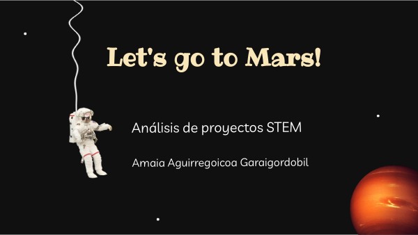 Lets go to Mars