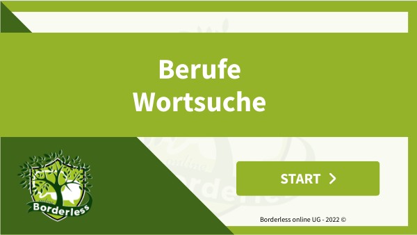 Wortsuche Berufe | Genially