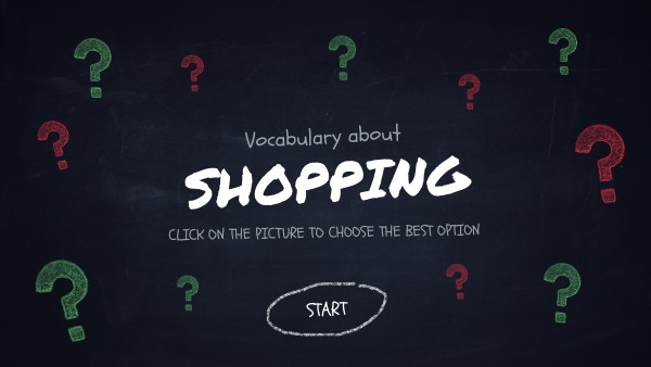 Shopping vocabulary quiz | Genially
