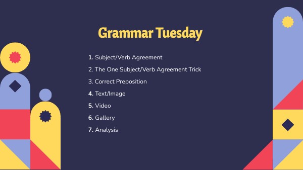 Grammar Tuesday
