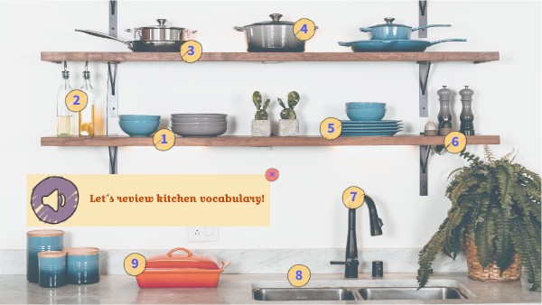 Kitchen vocabulary | Genially