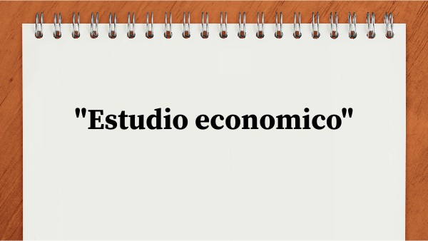 Estudio económico