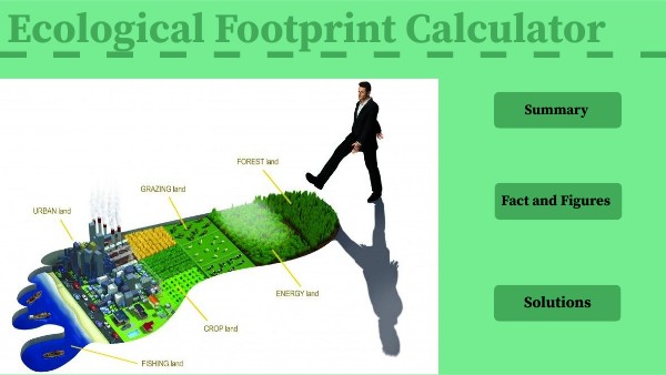 Ecological Footprint Calculator | Genially