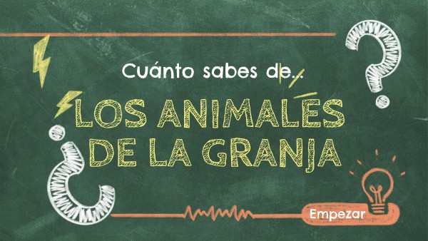 QUIZ ANIMALES DE LA GRANJA | Genially
