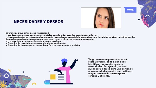 NECESIDADES Y DESEOS | Genially