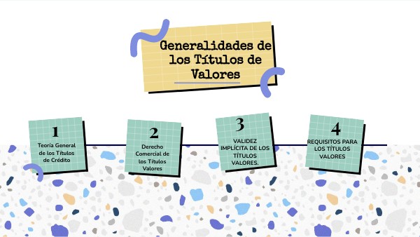 Generalidades de los Títulos de Valores | Genially