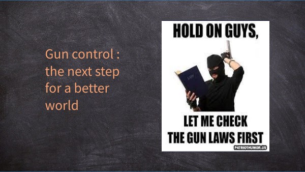 gun control | Genially