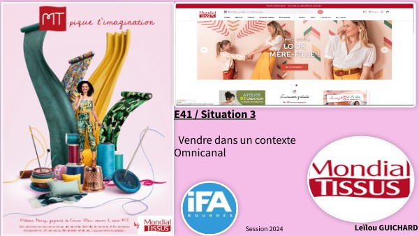 Fiche 3 E41 VENDRE dans un contexte omnicanal | Genially