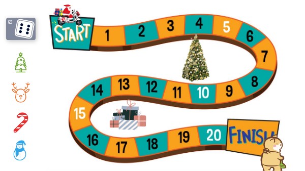 Christmas Board Game English Pre-Interm | Genially