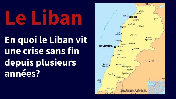 Exposé le Liban HGGSP | Genially