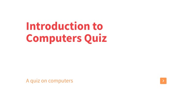 Introduction to Computers