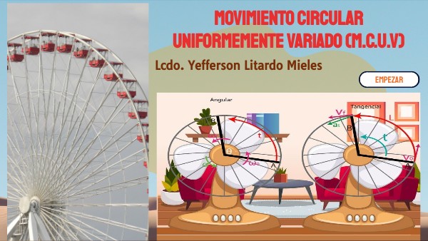 MOVIMIENTO CIRCULAR UNIFORMEMENTE VARIADO | Genially
