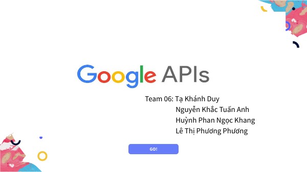 GOOGLE API | Genially