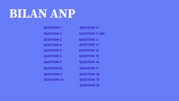 Réponses animateur | Genially