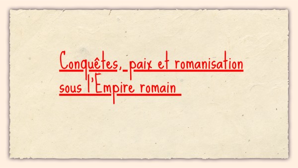 Romanisation 6ème | Genially