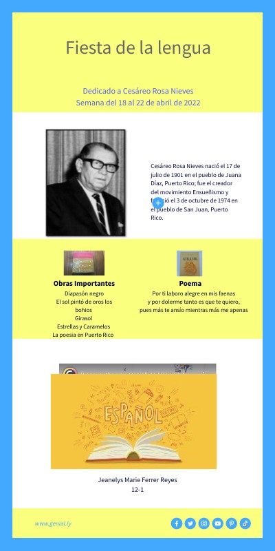 Cesareo Rosa Nieves | Genially