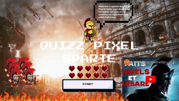 PIXEL SPARTACUS QUIZ