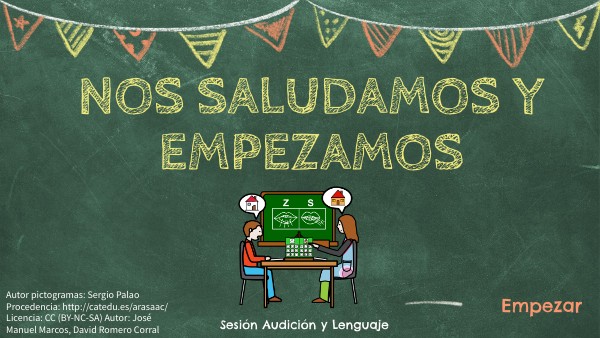 NOS SALUDAMOS Y EMPEZAMOS- sin fotos