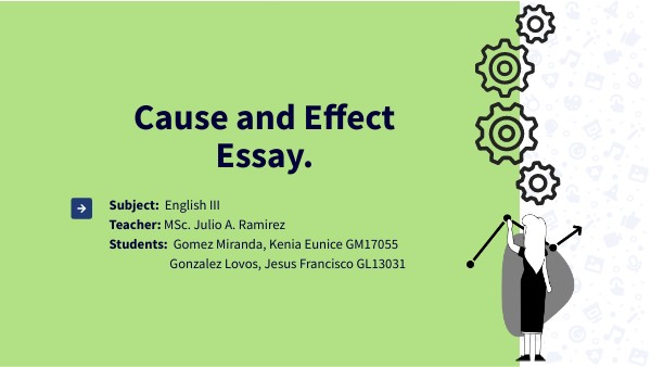 CAUSE AND EFFECT ESSAY | Genially